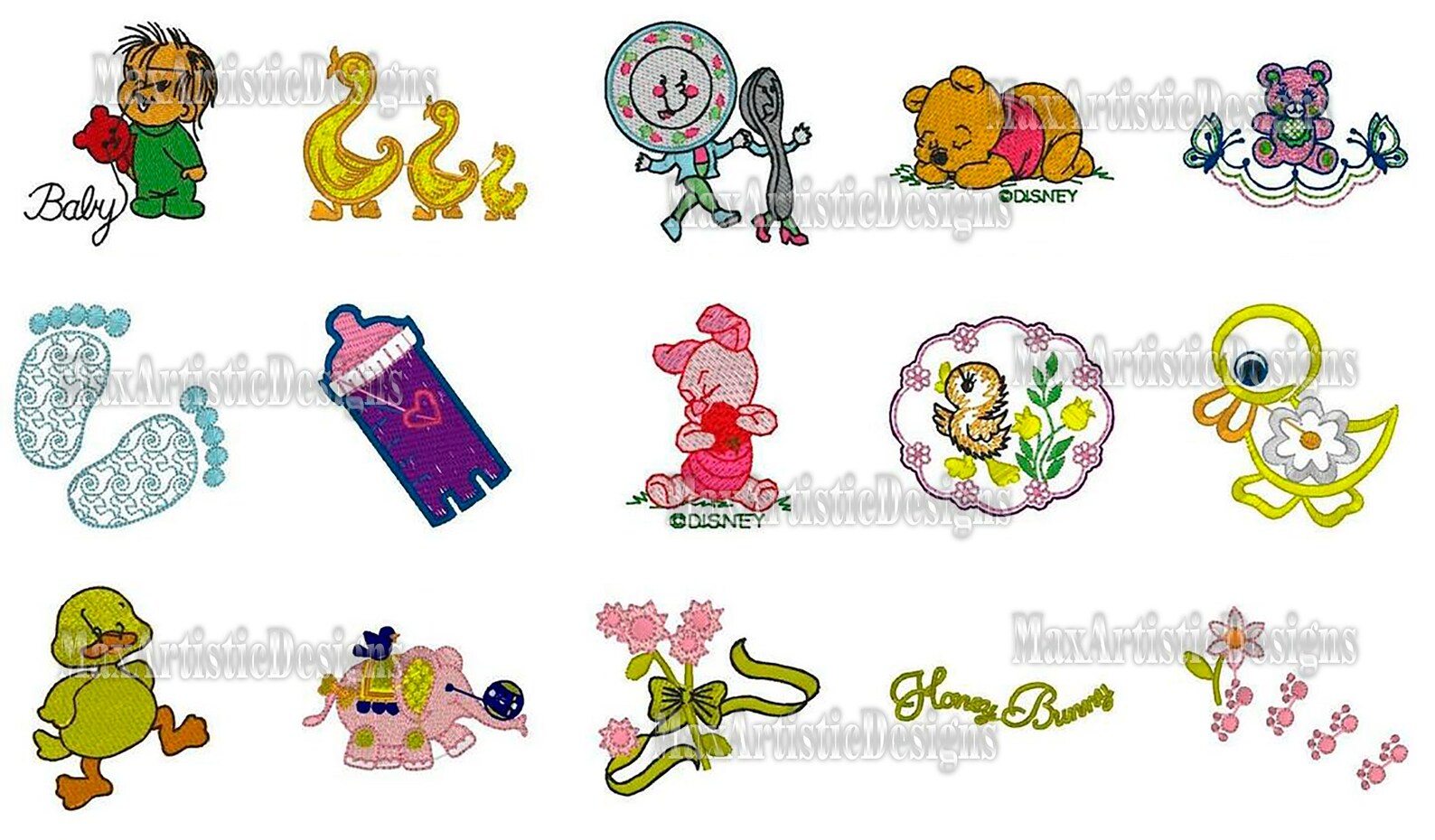 4000 Baby Animal Embroidery Patterns Machine Files in Pes - Etsy