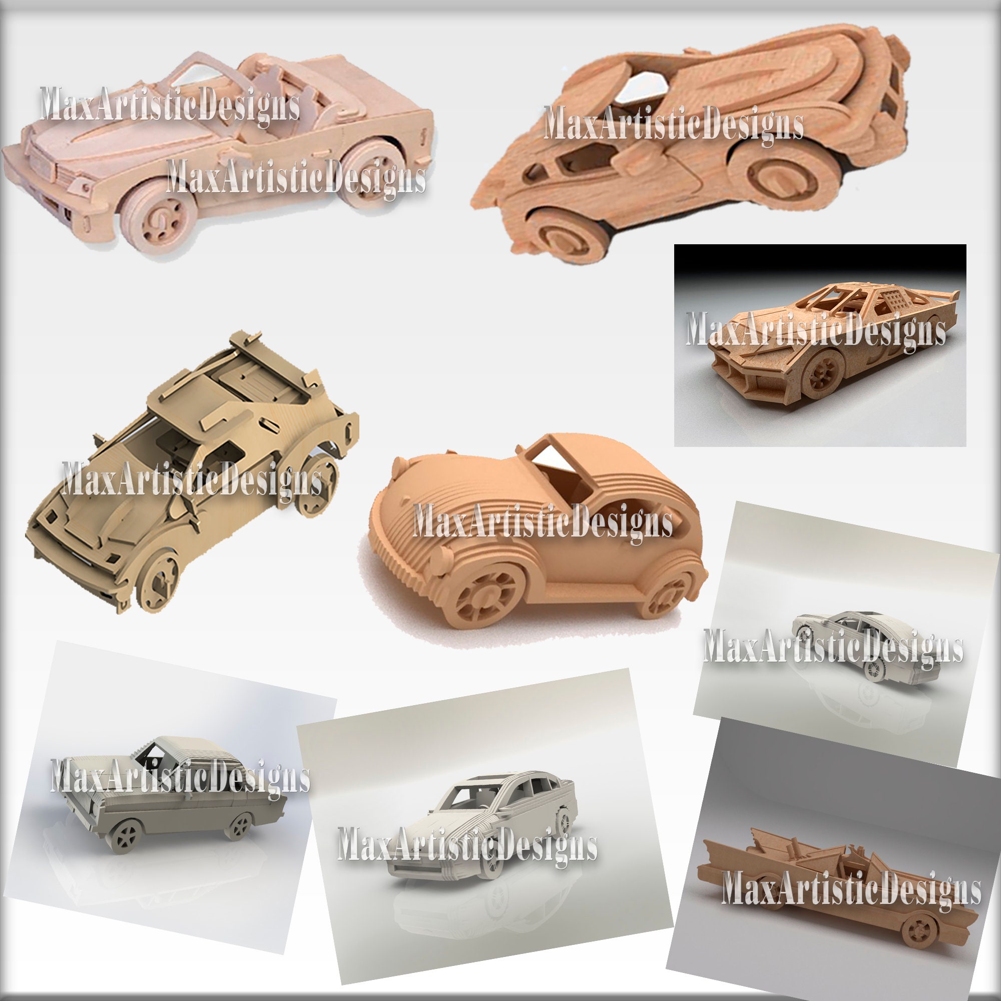200 Laser Cut Cars Motorcycles Buses and Vehicles Pack - Etsy Canada