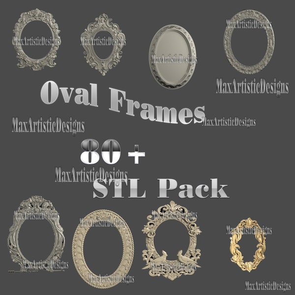Oval Picture Frames - Etsy
