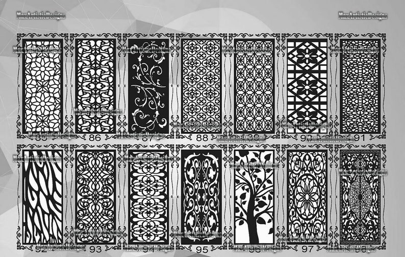 1700 Pcs Dxf Panels Doors Windows Cnc Vectors Plasma Router - Etsy