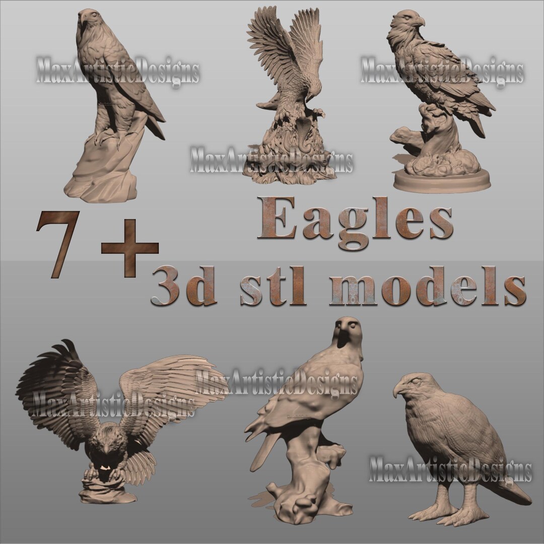 7+ Adler 3d stl Modelle - 3d Drucker Maschine Designs - Download - Etsy.de