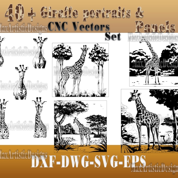 Wildlife Dxf Panels - Etsy