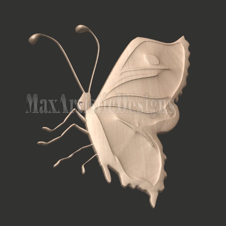 9+ Butterfly 3d STL Files for CNC Router & 3D Printer Art - Download - Etsy