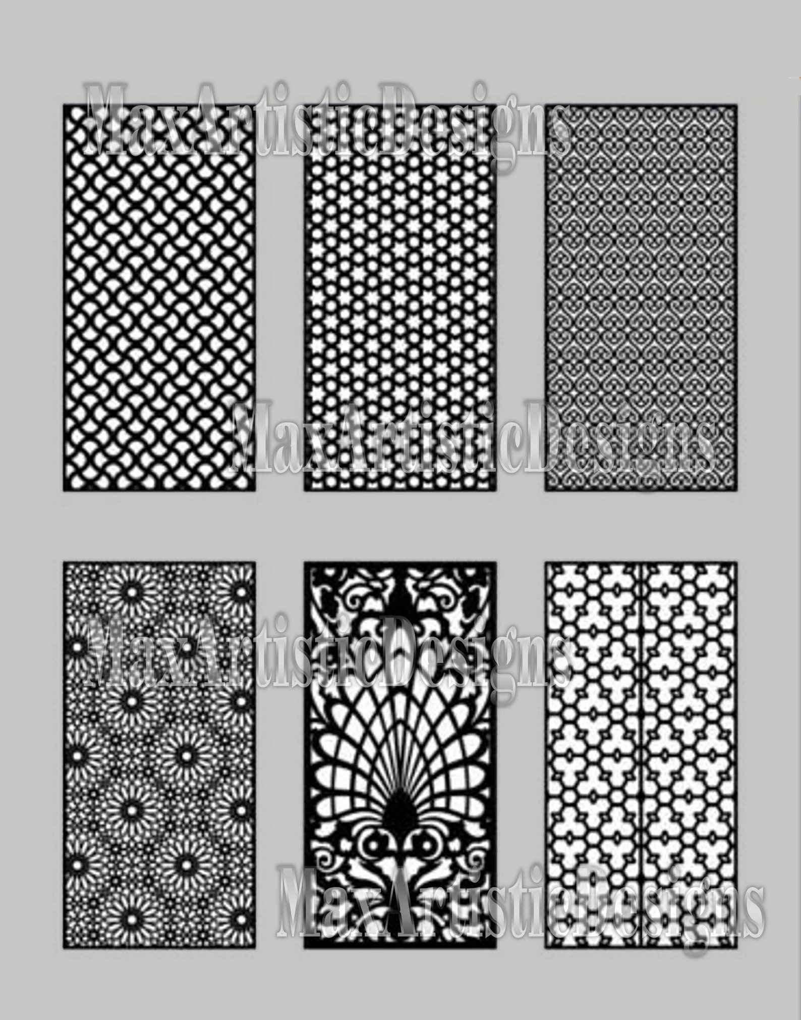 55 Dxf Cdr Files Art Panels Many Shapes for Cnc Plasma Laser - Etsy