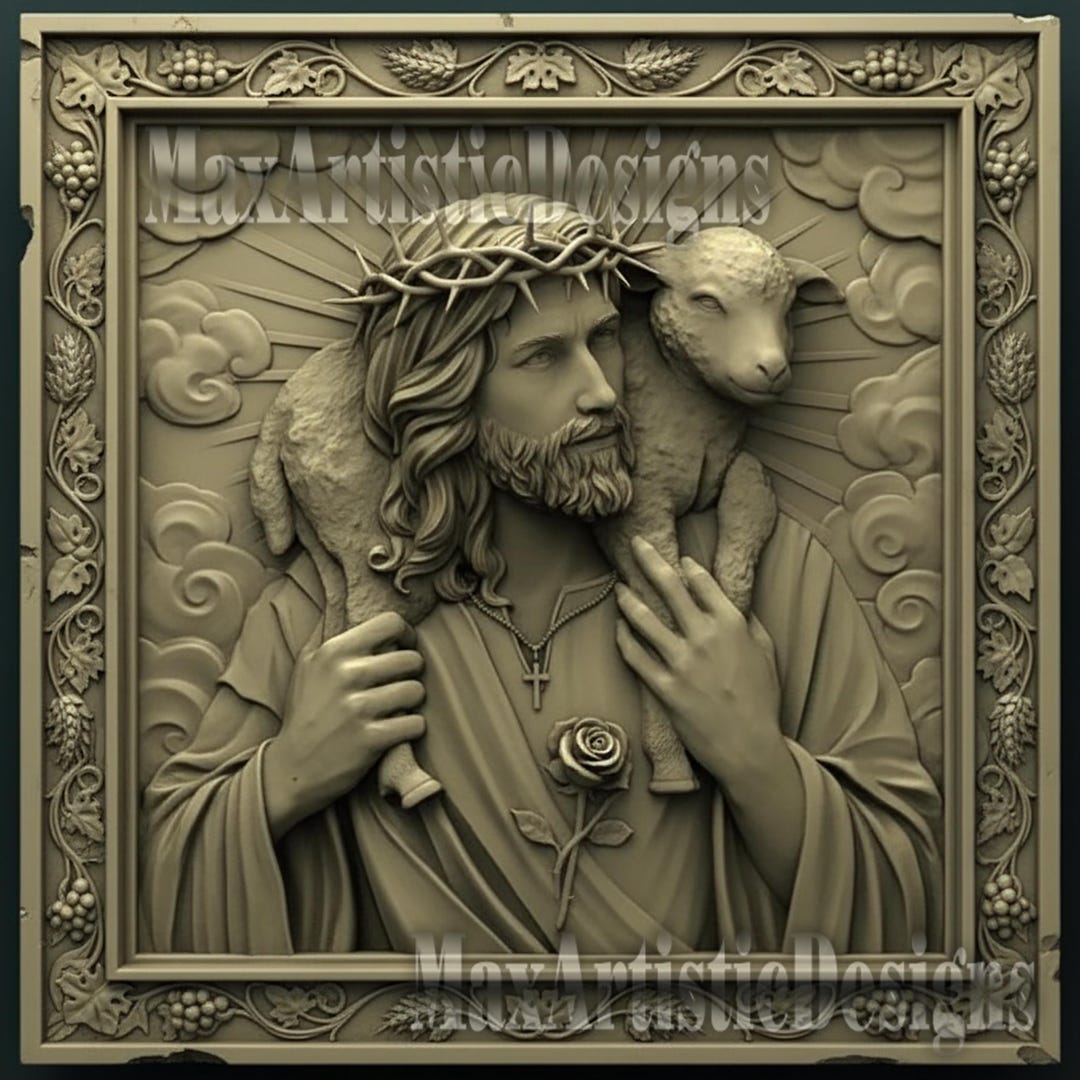 8+ Christ Religious 3d Stl Files for Cnc Router Engraving Machines ...