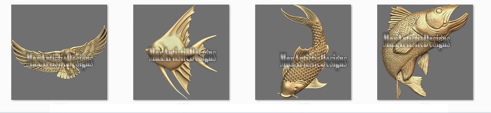 60 3d Stl Models Animal Collection for Cnc - Etsy