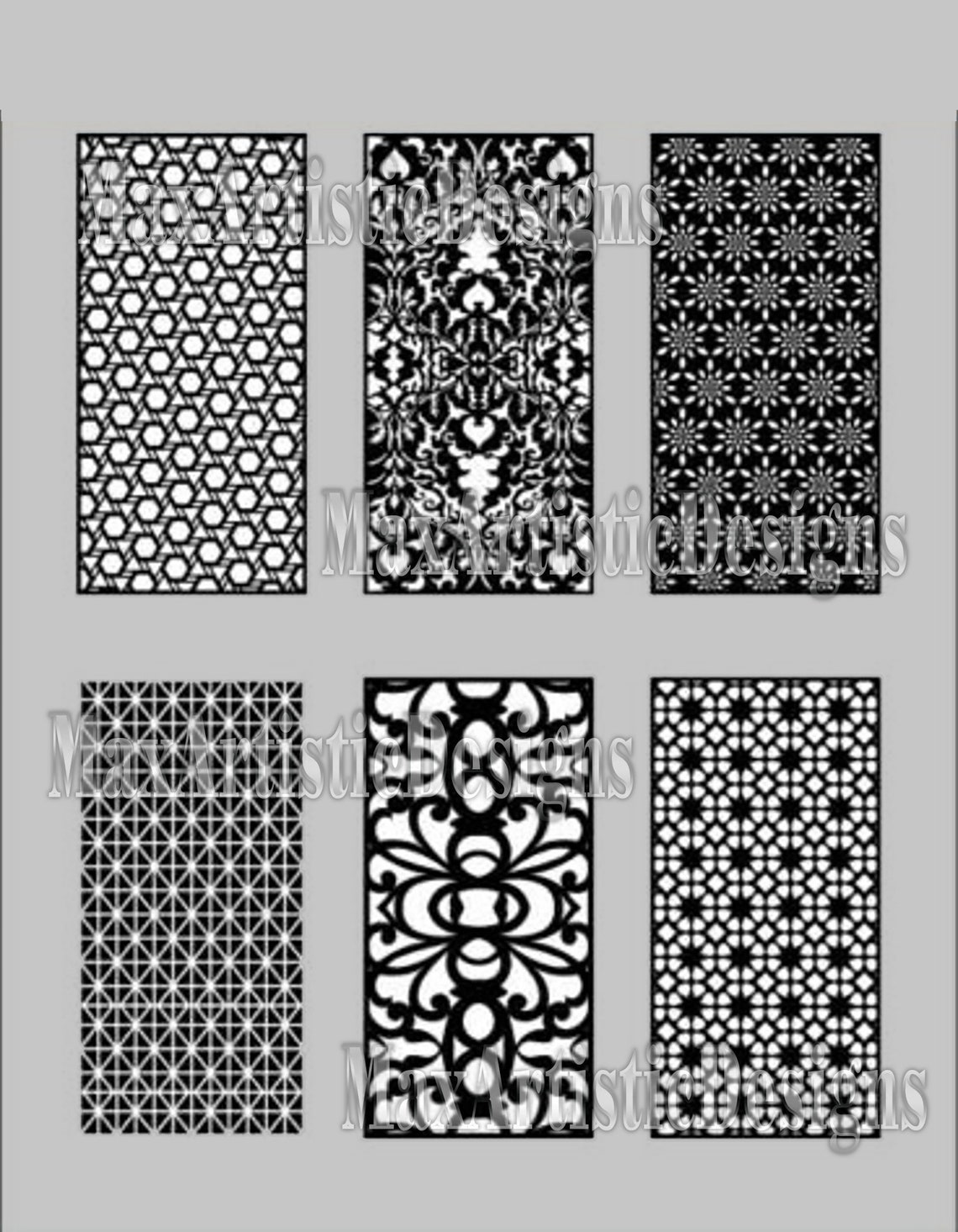 55 Dxf Cdr Files Art Panels Many Shapes for Cnc Plasma Laser - Etsy