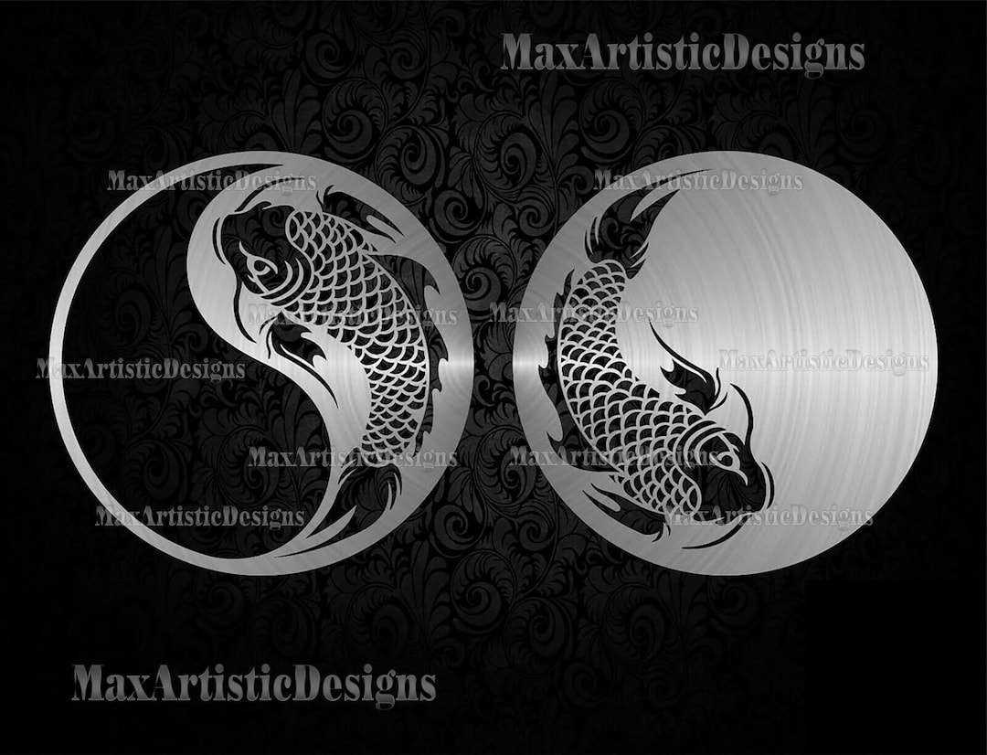 Fish Two Layers Dxf Ai Cdr File for Cnc Plasma Router Laser Cut Vector ...