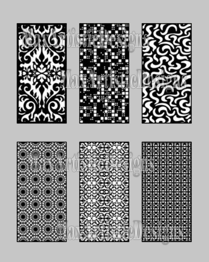 55 Dxf Cdr Files Art Panels Many Shapes for Cnc Plasma Laser - Etsy