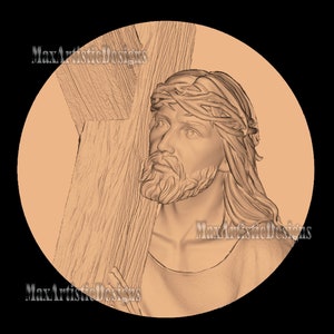 7 Christ Religious 3d Stl Files for Cnc Router Engraving Machines ...