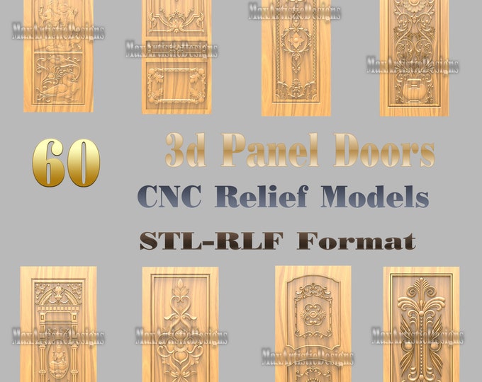 90+ Nsd Classic CNC Carving Engraving Designs for Wooden Doors - 3D STL ...