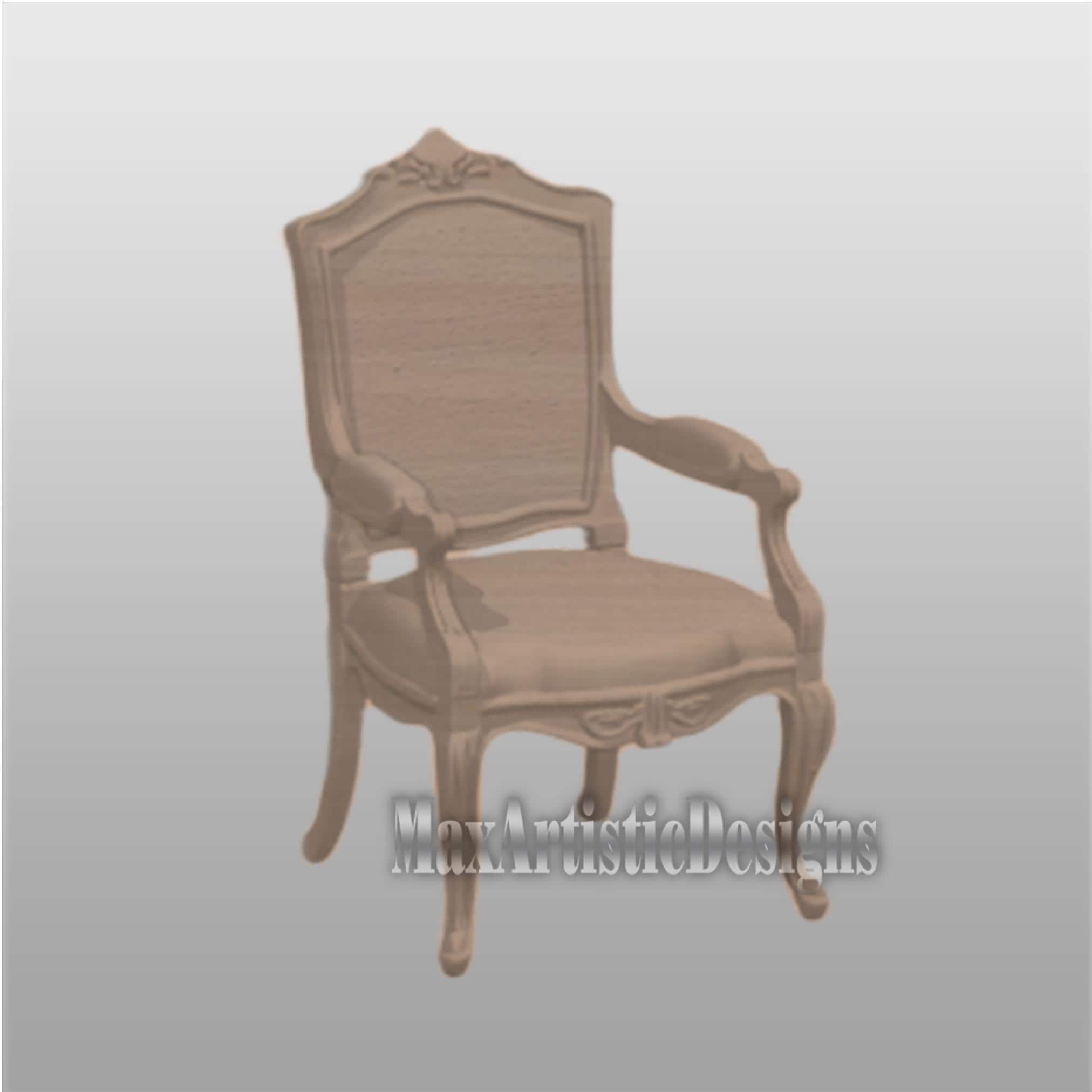 14 Baroque Chair 3D STL Models Set - Miniature Furniture - Download - Etsy