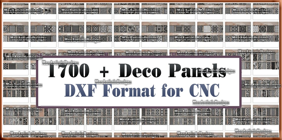 1700 Pcs Dxf Panels Doors Windows Cnc Vectors Plasma Router | Etsy