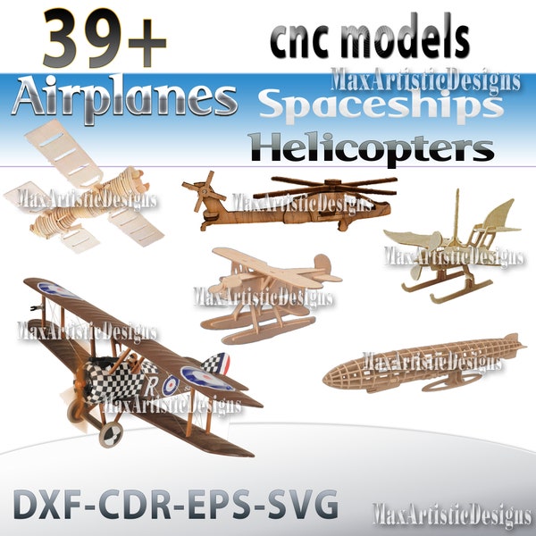 Laser Cut Airplanes File - Etsy