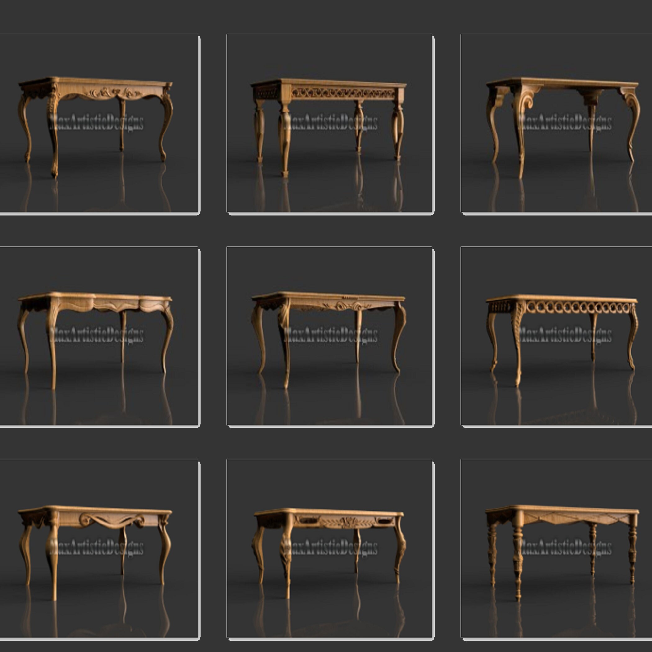 30 3d Stl Tables Armchairs Sofas 3d Stl Files for Cnc Router - Etsy ...