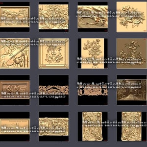210 3d Stl Models Bas-relief Collection for Cnc Relief Machines ...