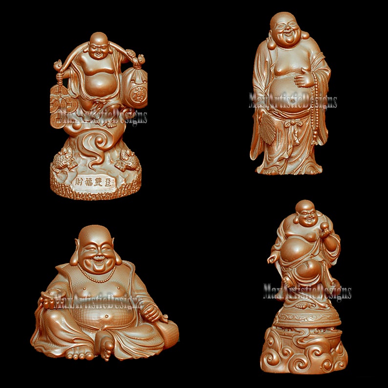 12 Buddha Statues 3D STL Designs Set for 3d Printers - Etsy