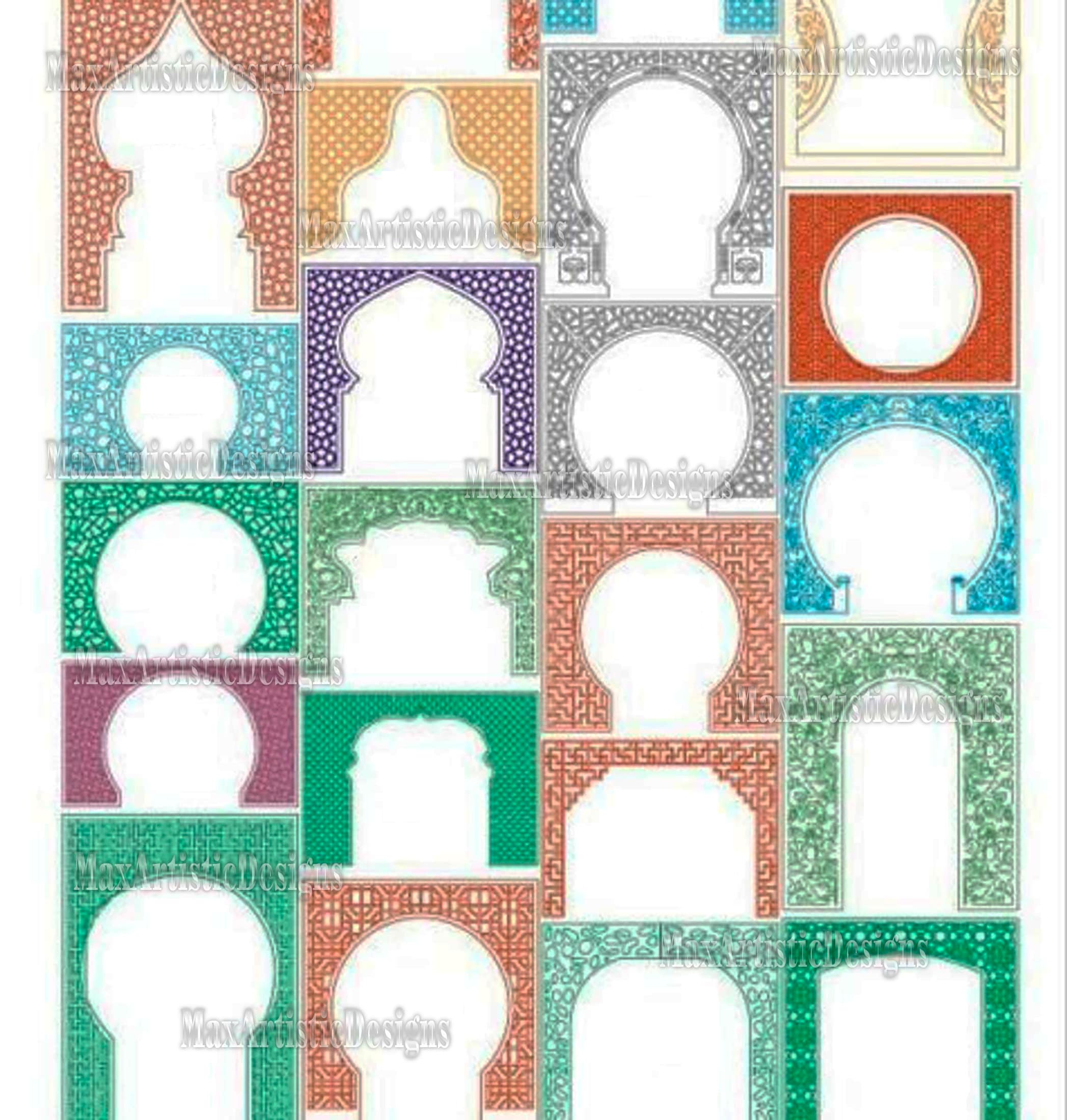 2000 Dxf Files Art Deco Panels Frames Deco for Cnc - Etsy