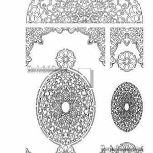 450 Cnc Art Panels Decor Files Cnc Vector for Plasma Router Laser Cut ...