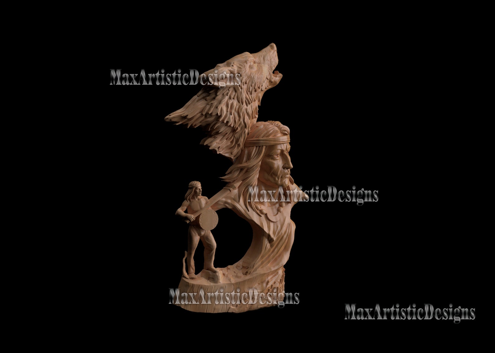5 North American Ancient Indian 3d Printing Models for - Etsy