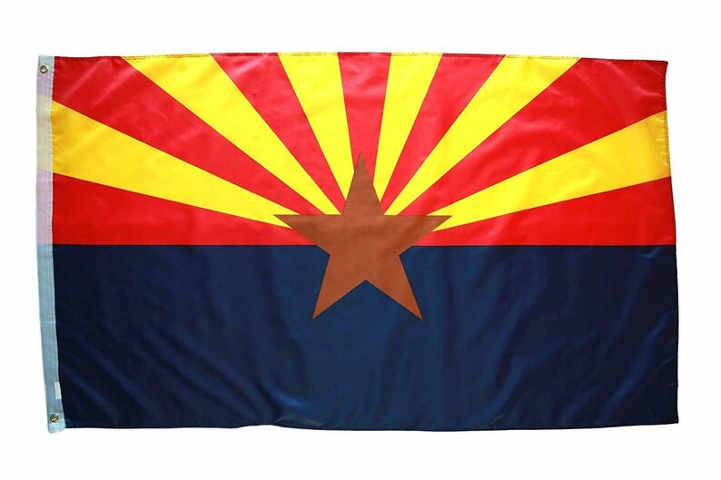 State of Arizona 2x3ft Flag Banner AZ USA School Boat Man Cave | Etsy