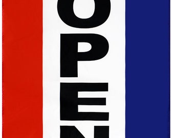 Vertical Open Flag - Etsy