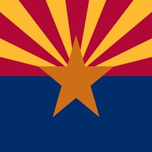 State of Arizona 2x3ft Flag Banner AZ USA School Boat Man Cave | Etsy