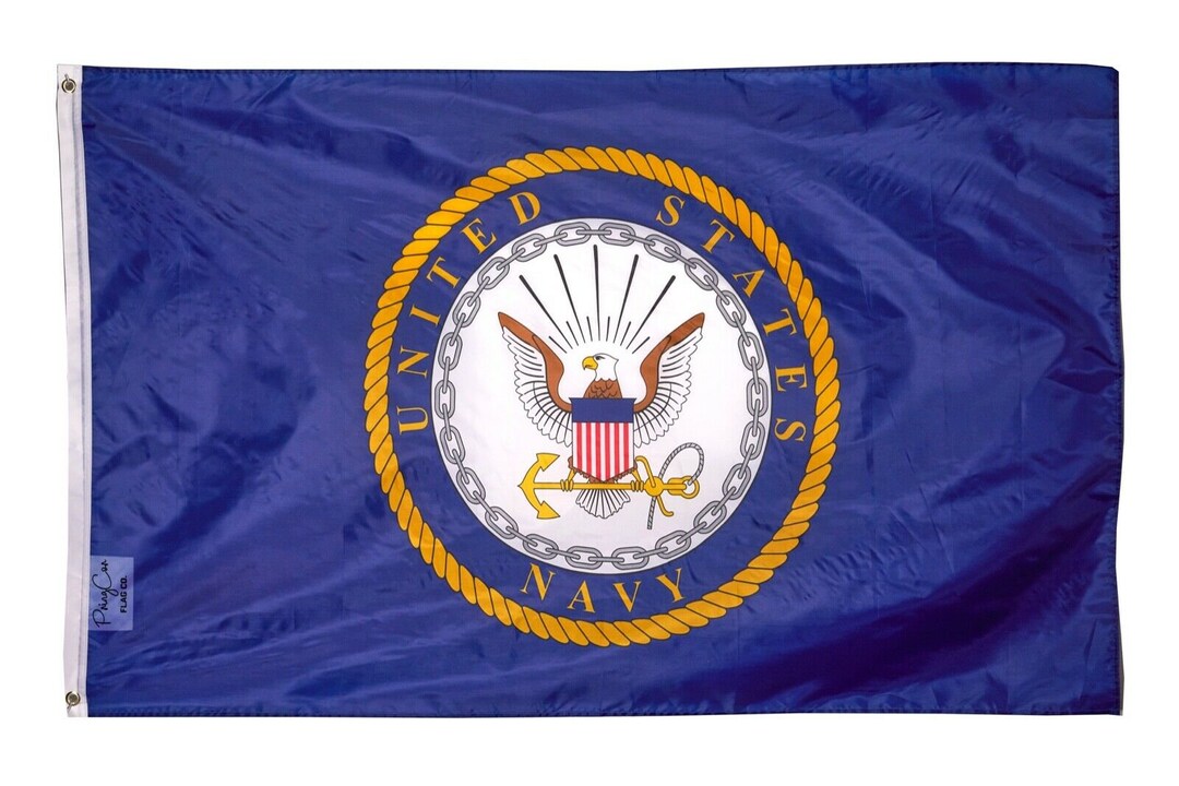 2x3ft United States Navy Flag USN Emblem Banner US Military Pennant New ...