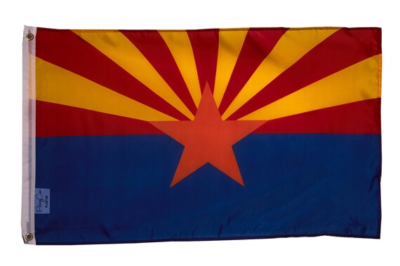 State of Arizona 2x3ft Flag Banner AZ USA School Boat Man Cave | Etsy