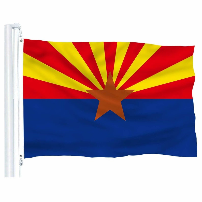 State of Arizona 2x3ft Flag Banner AZ USA School Boat Man Cave | Etsy