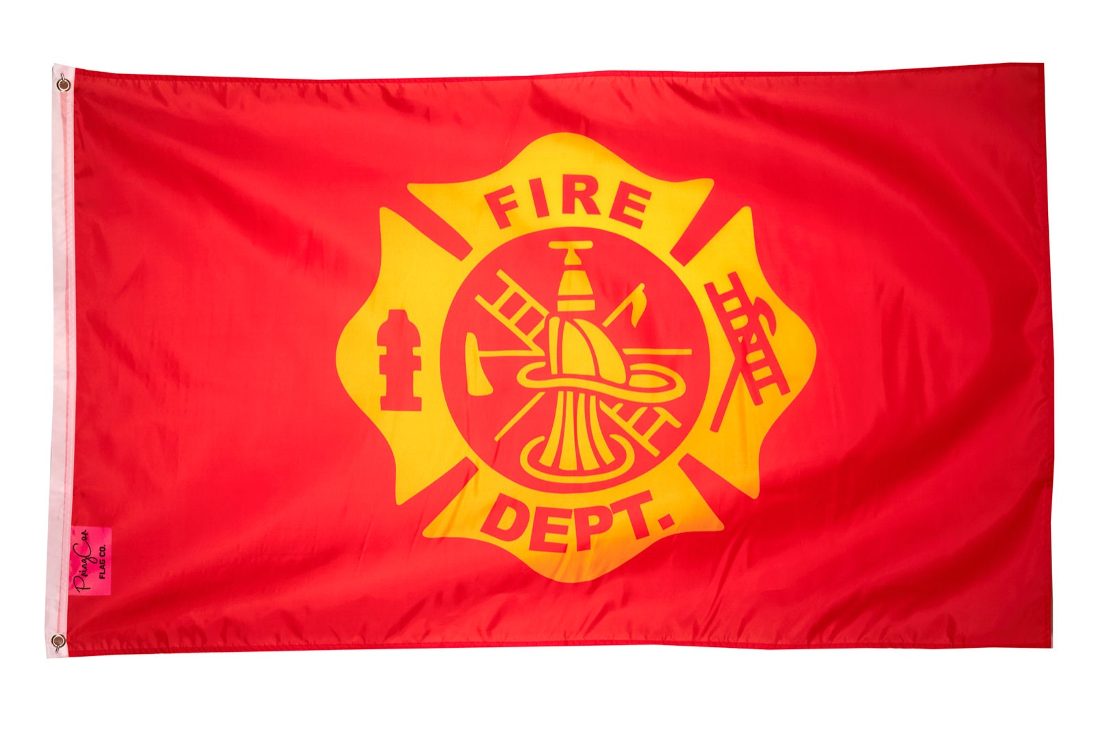 New 3x5 Fire Department Flag FireFighter Red Banner Man Cave | Etsy