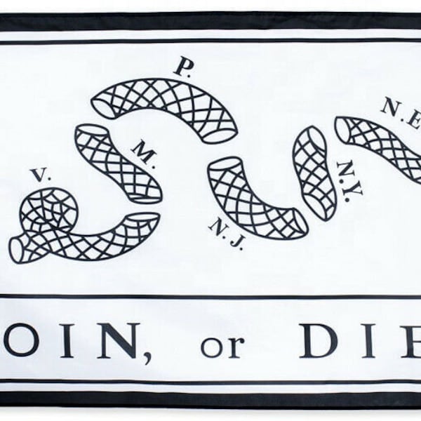 Join or Die Poster - Etsy