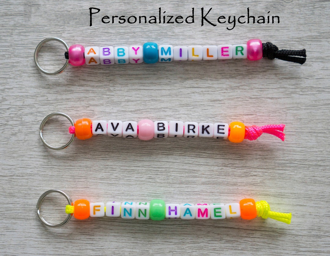 Personalized Kids Name Keychain/backpack Label/lunch Box Label /sports ...
