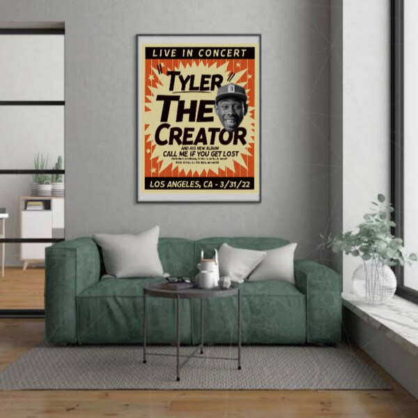 Tyler the Creator Tour Poster - Etsy