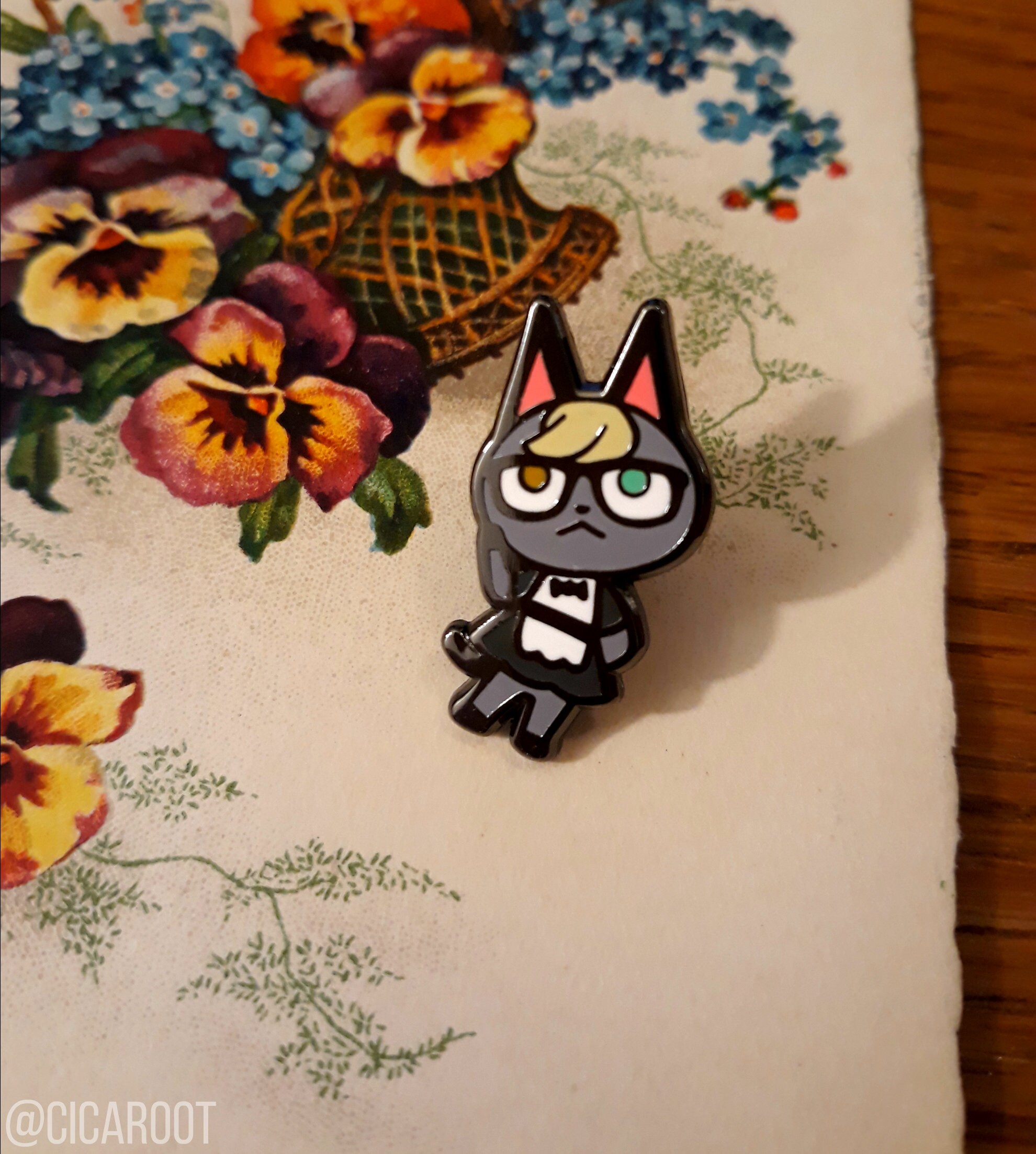 1 ACNH Raymond Hard Enamel Pin: Animal Crossing New - Etsy