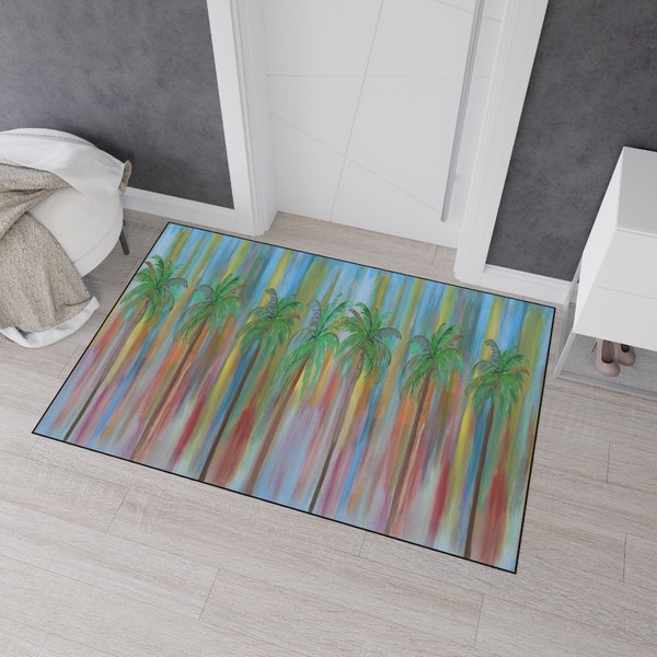 Palm Tree Rug - Etsy