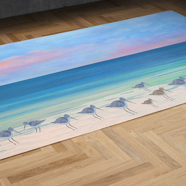 Sandpiper Canvas Art - Etsy