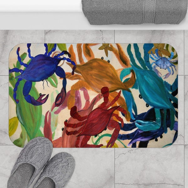 Crab Bath Mat - Etsy