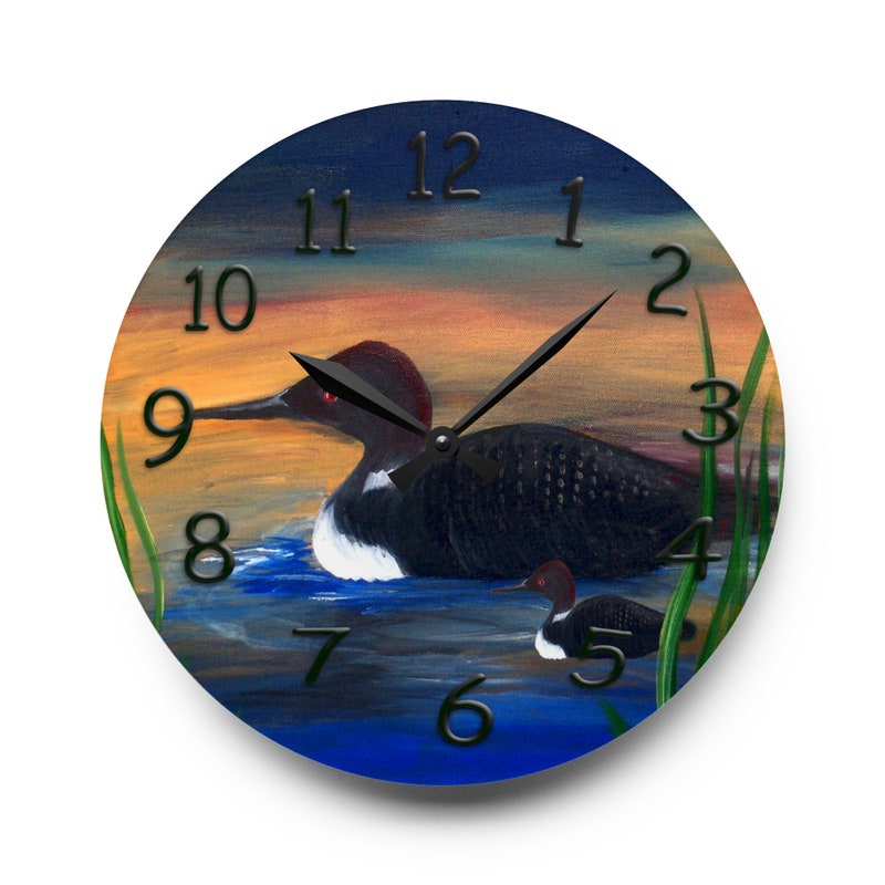Acrylic Clock - Etsy
