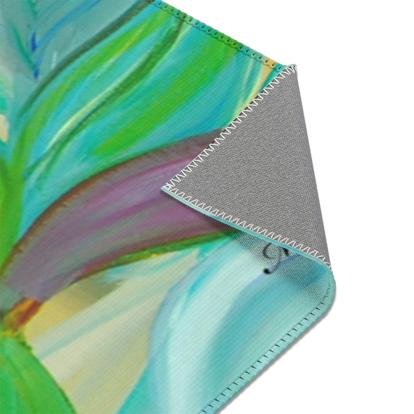 Bold Colorful Floral Indoor Area Rugs From My Art. Rectangular - Etsy