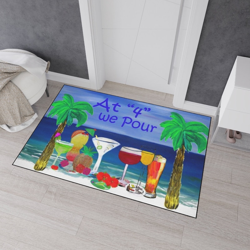 Cocktail Area Rug - Etsy