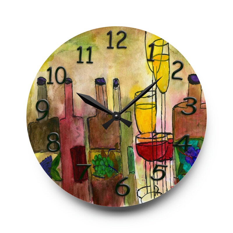 Wine Clock - Etsy