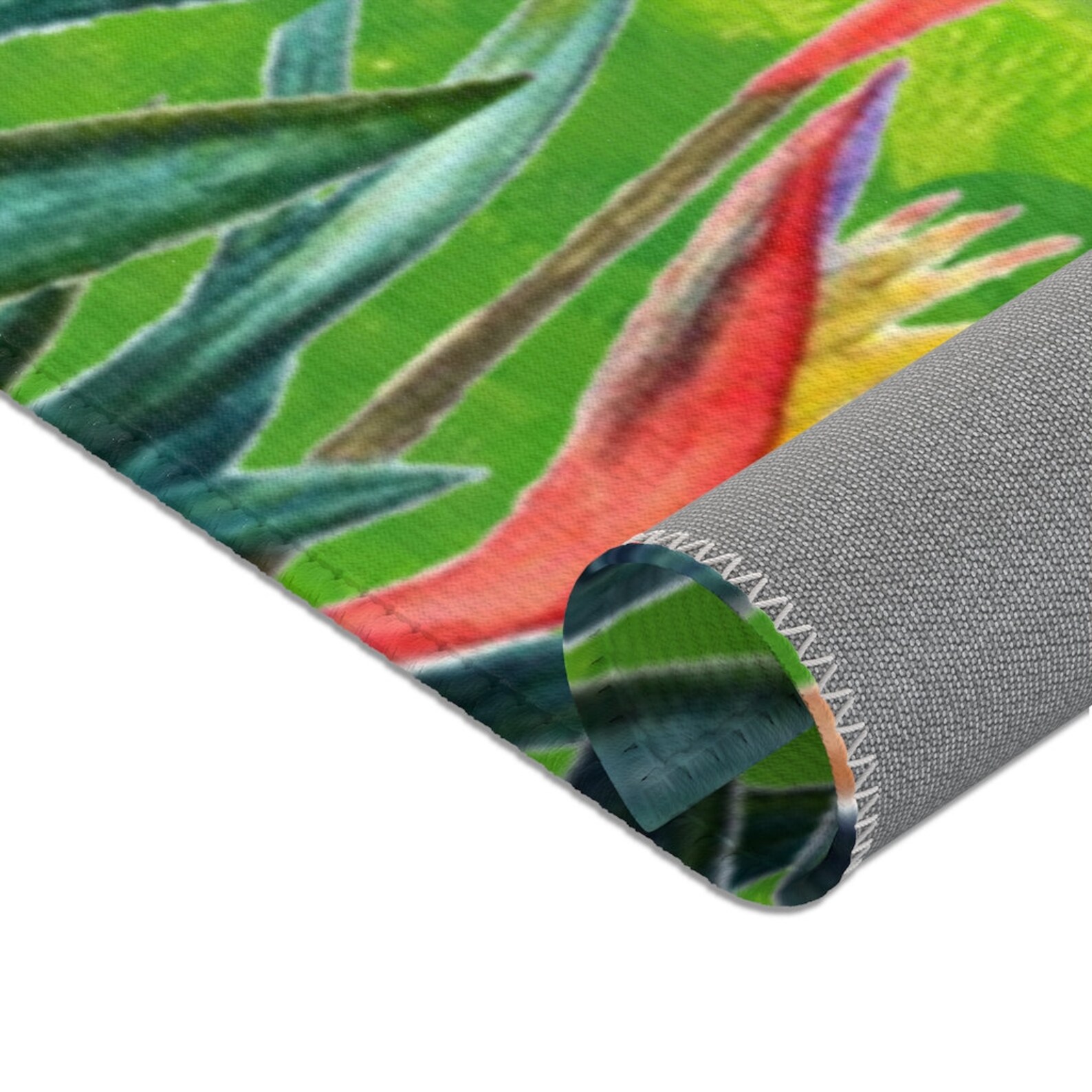 Bird of Paradise Tropical Colorful Floral Indoor Area Rugs - Etsy