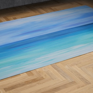 Beautiful Blue Beach Coastal Home Area Rugs - Etsy