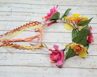 Luau Flower Crown | Etsy