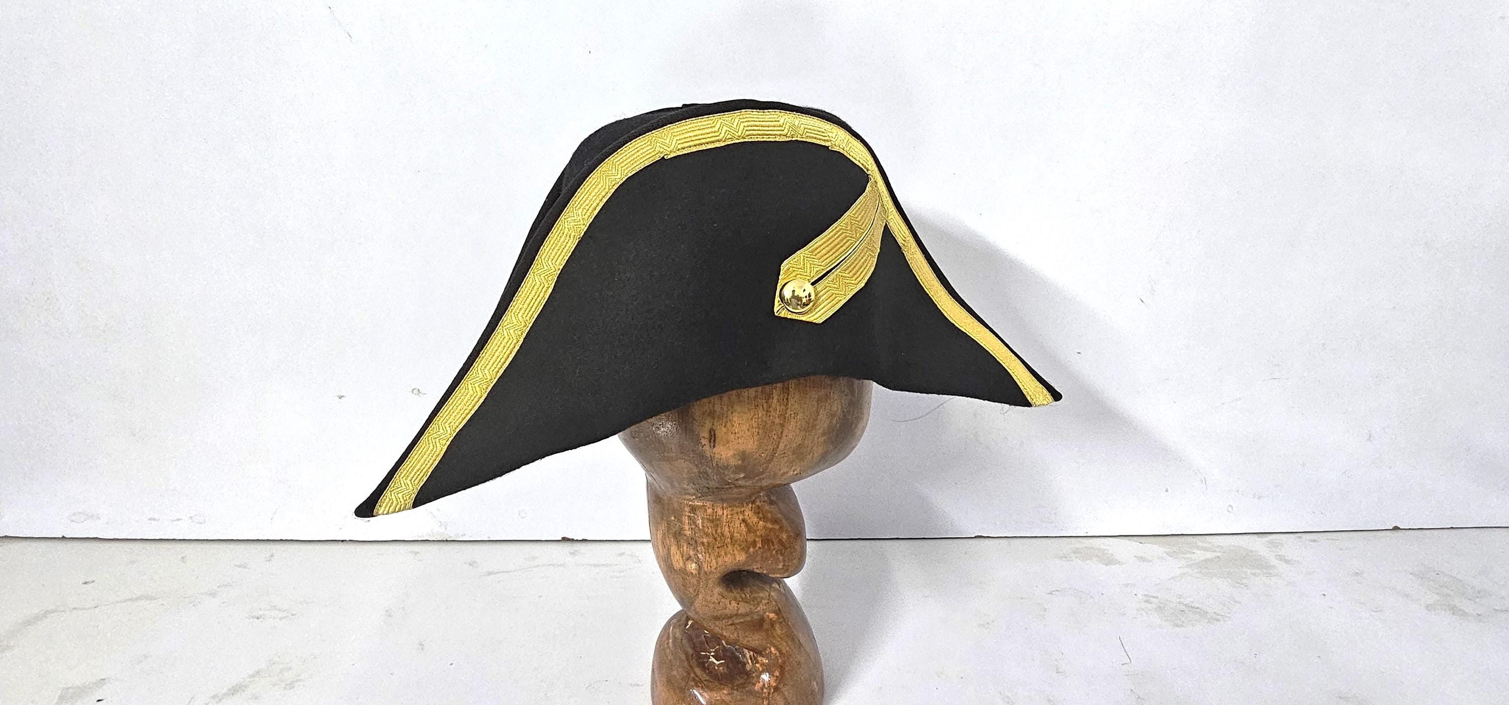 Halloween Napoleon Bonaparte French Captain Colonial English Hat G1476 ...