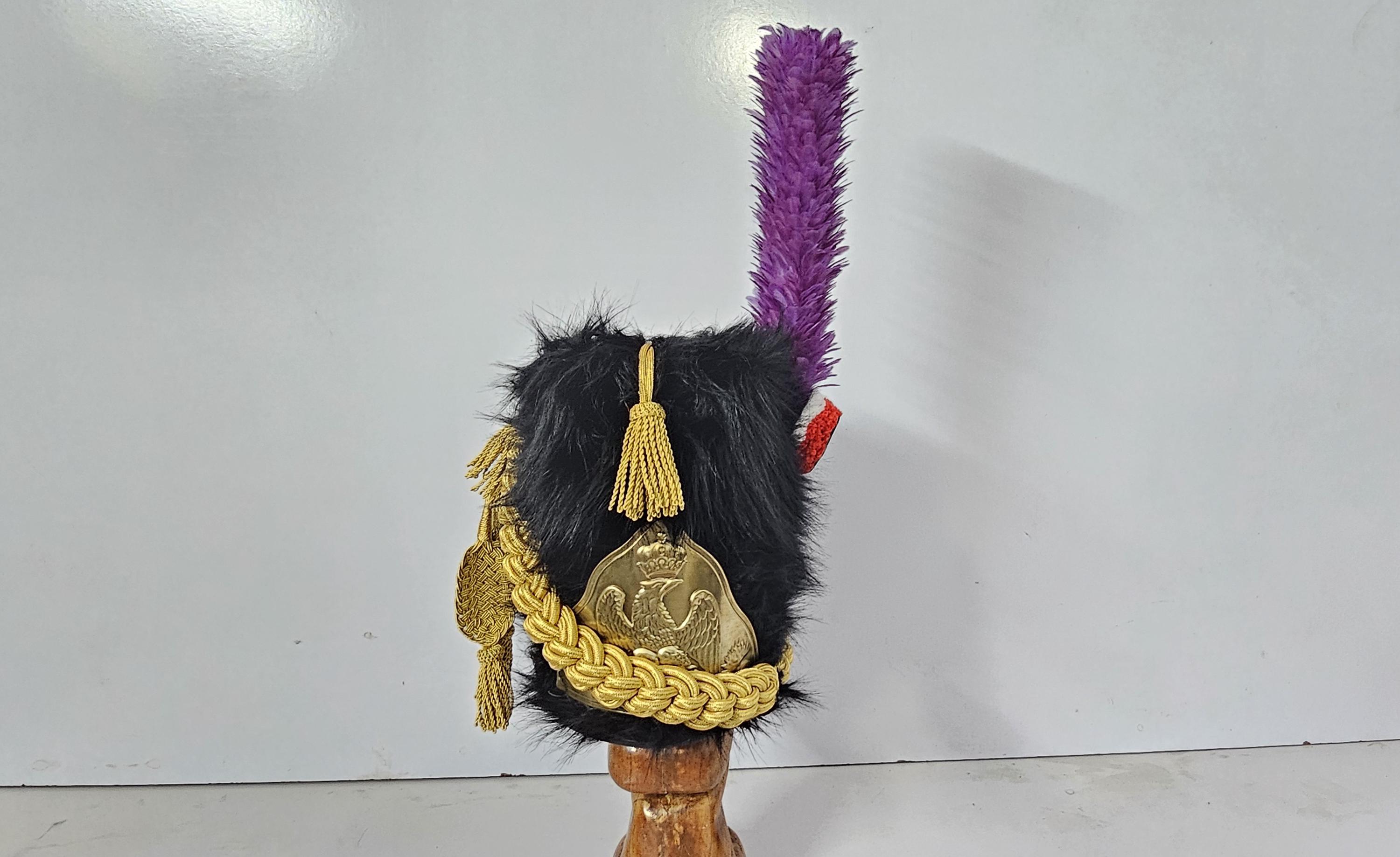 Napoleonic 1st Empire French Imperial Guard Shako Hat – Handmade With ...