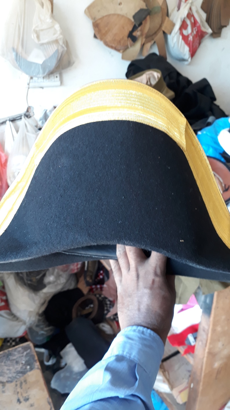 PRUSSIAN ADMIRAL’S Bicorn Hat - Revolutionary War Inspired Headwear - Etsy