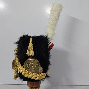 Napoleonic 1st Empire French Imperial Guard Shako Hat – Faux Bearskin ...