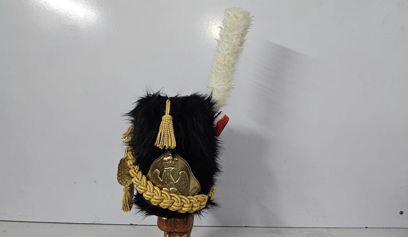 Napoleonic 1st Empire French Imperial Guard Shako Hat – Faux Bearskin ...